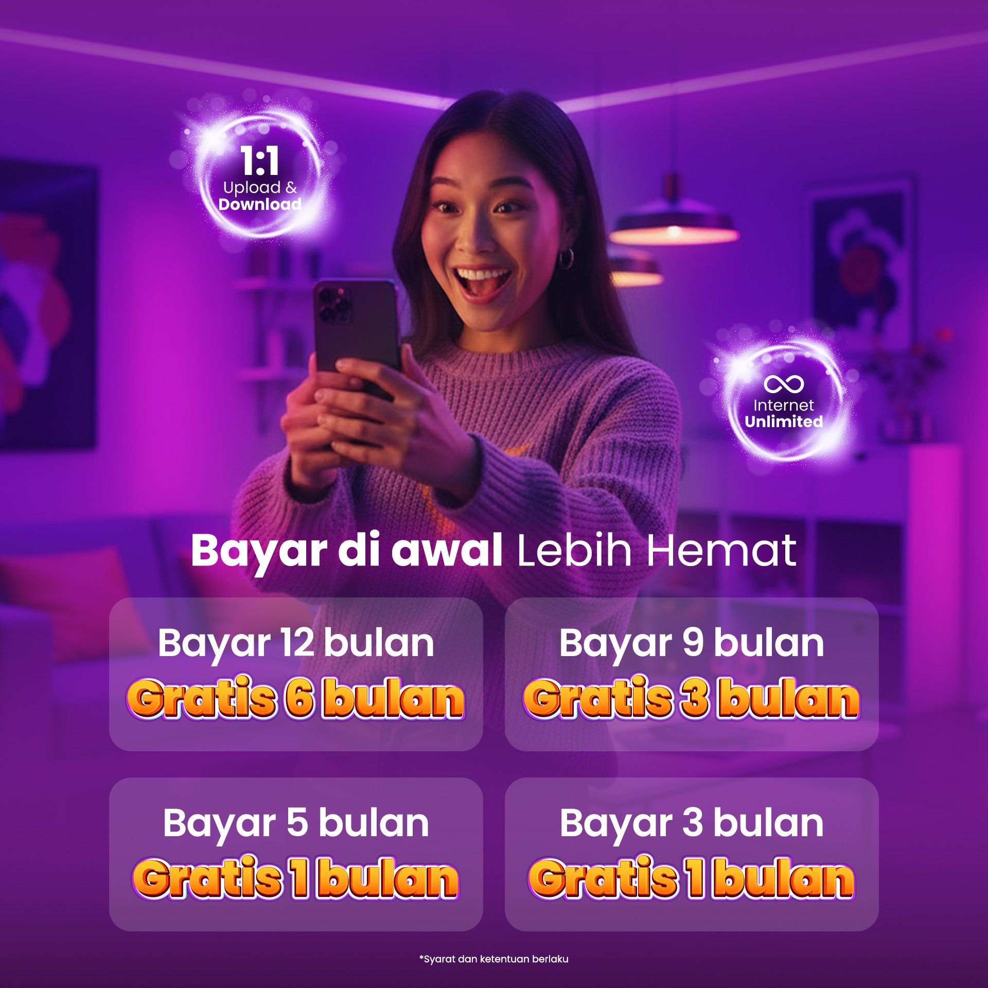 Promo Bayar di Depan, Banyak Gratisnya!